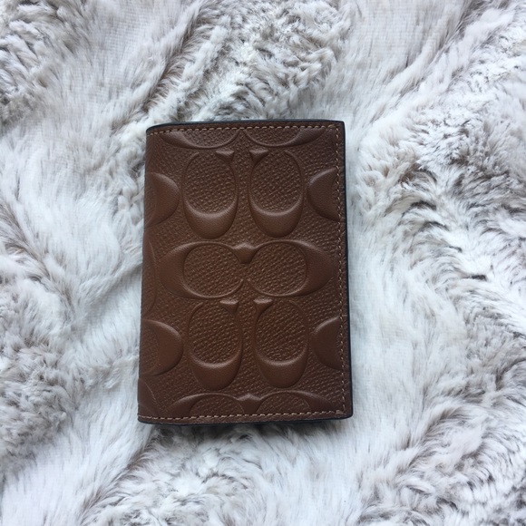 Coach | Bags | Coach Mens Signature Bifold Card Case | Poshmark